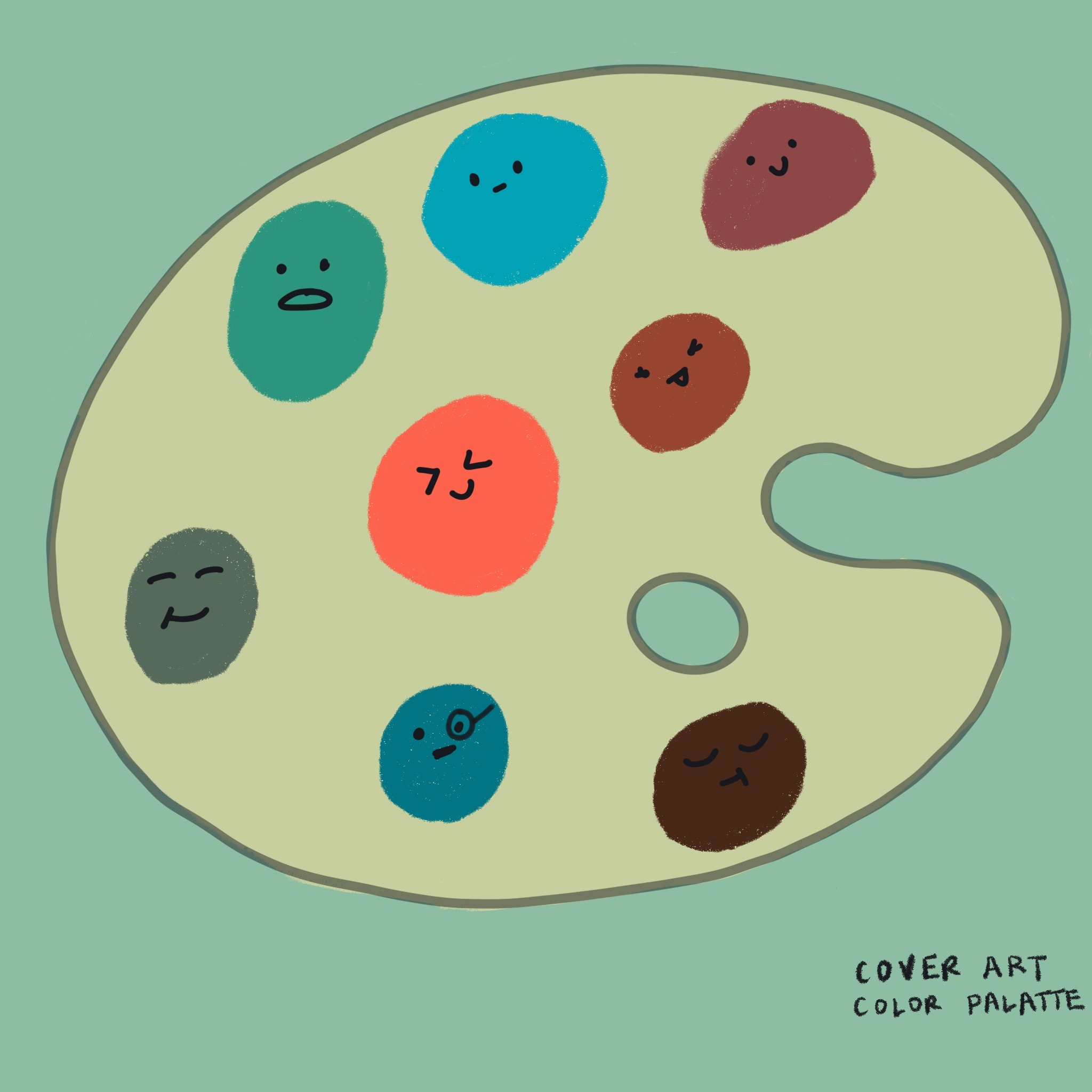 Color Palette of New Book Cover - Teresa Yea